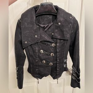 Punk Rave | Jackets & Coats | Punk Rave Trench Coat With Removable ...
